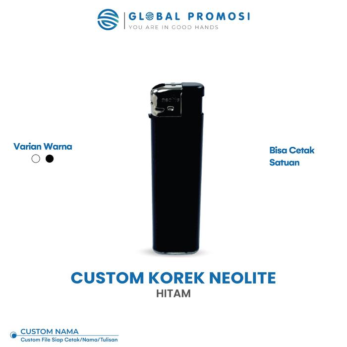 Jual Korek Api Gas Custom Neolite Cetak/Print UV Promosi/Souvenir Full ...