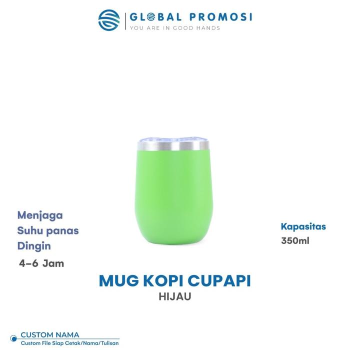 Jual Mug Kopi Teh Custom CUPAPI Stainless Steel Print UV Cetak Full ...