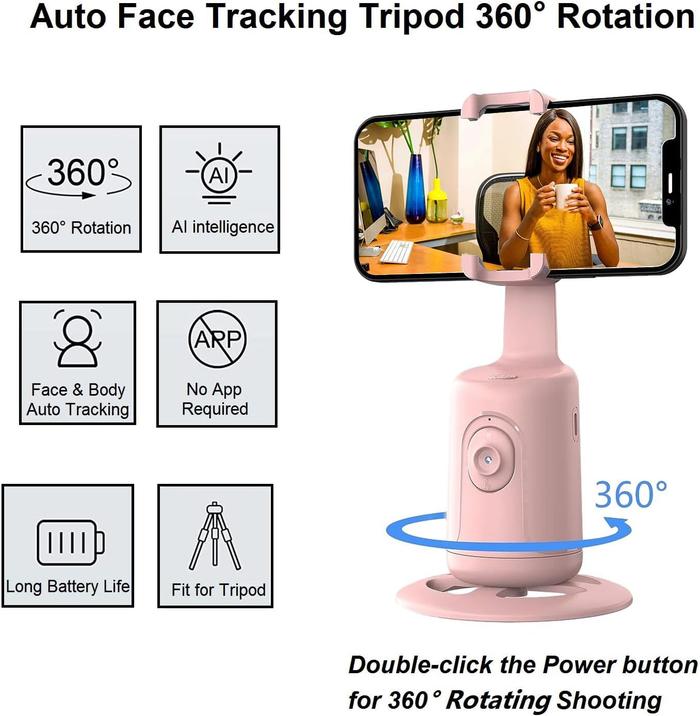 Promo Gimbal Stabilizer P01 Auto Face Tracking Selfie Stick Tripod ...