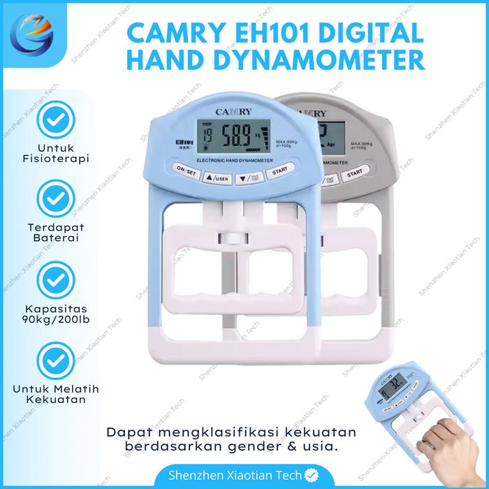 Promo CAMRY EH 101 Digital Hand Dynamometer Hand Grip Dynamometer ...