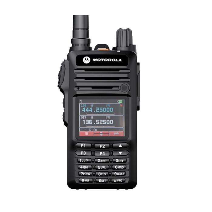 Promo Ht Daya tinggi 15 watt Motorola DP4600 UHF VHF walkie-talkie Radio FM Radio dua arah ...