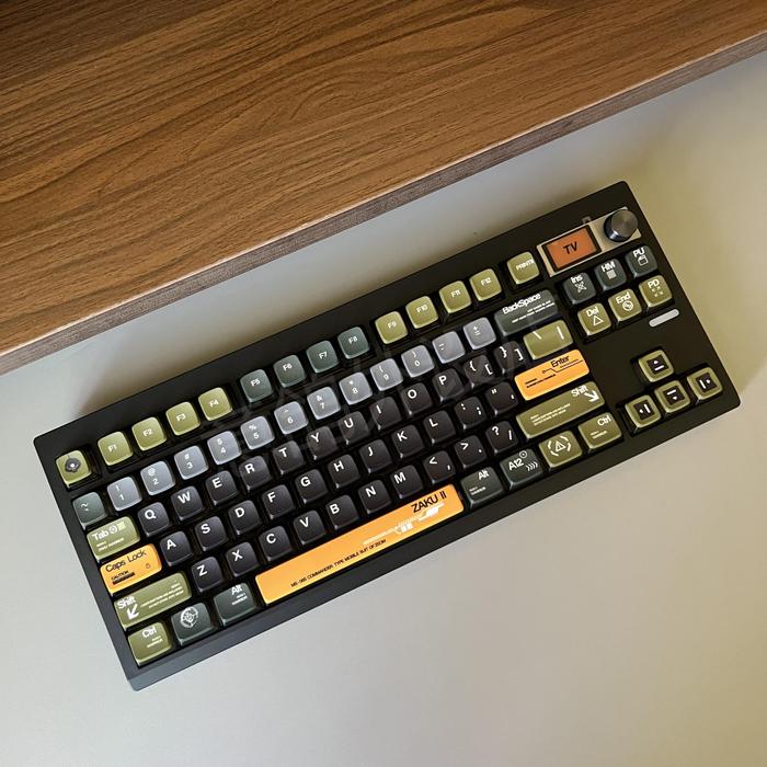 Jual Keycaps MDA Profile PBT Double Shot Transparant Side Gundam Zaku ...