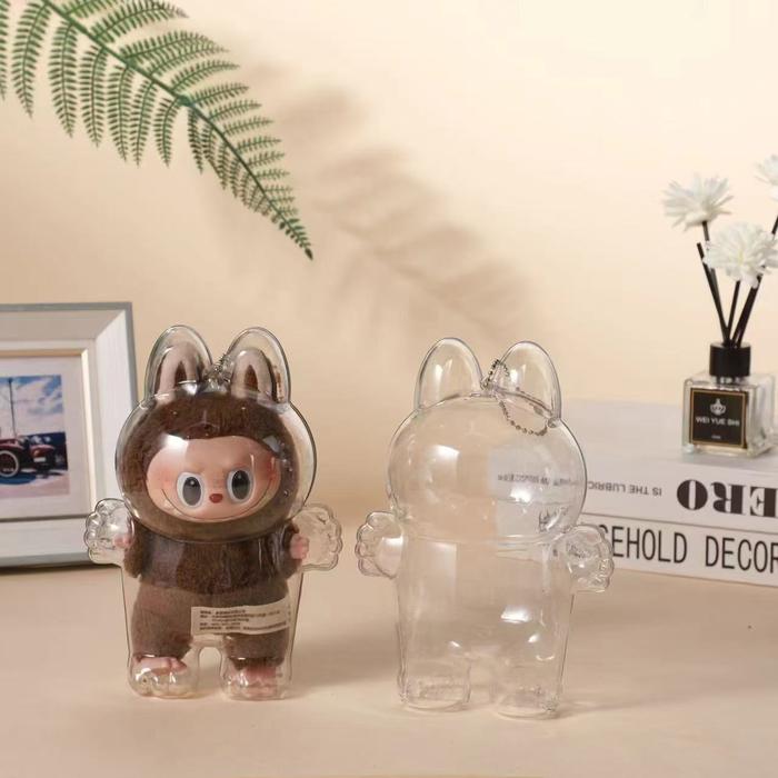 Promo Labubu protector Acrylic Macaroon V1 dan Have a Seat V2 Casing ...