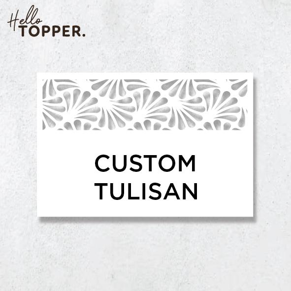 Promo Custom Tulisan Sign Board Akrilik UV Print Tanda Nama Pintu ...