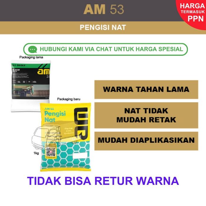 Jual Nat Keramik AM 53 AM53 | Pengisi Nat | Tile Grout | Semen Warna ...