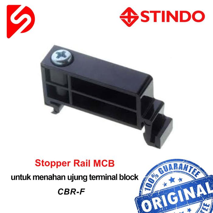 Jual Stopper Rail MCB / Stoper Terminal Blok CBR-F STINDO - Jakarta ...