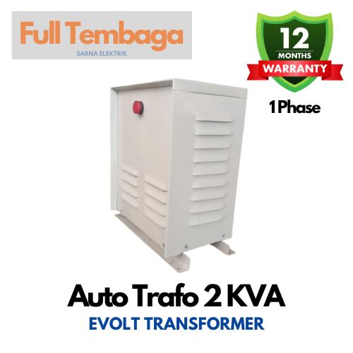 Jual Auto Trafo 1 Phase 2 KVA 2000 VA Full Tembaga Travo Step Up Step ...