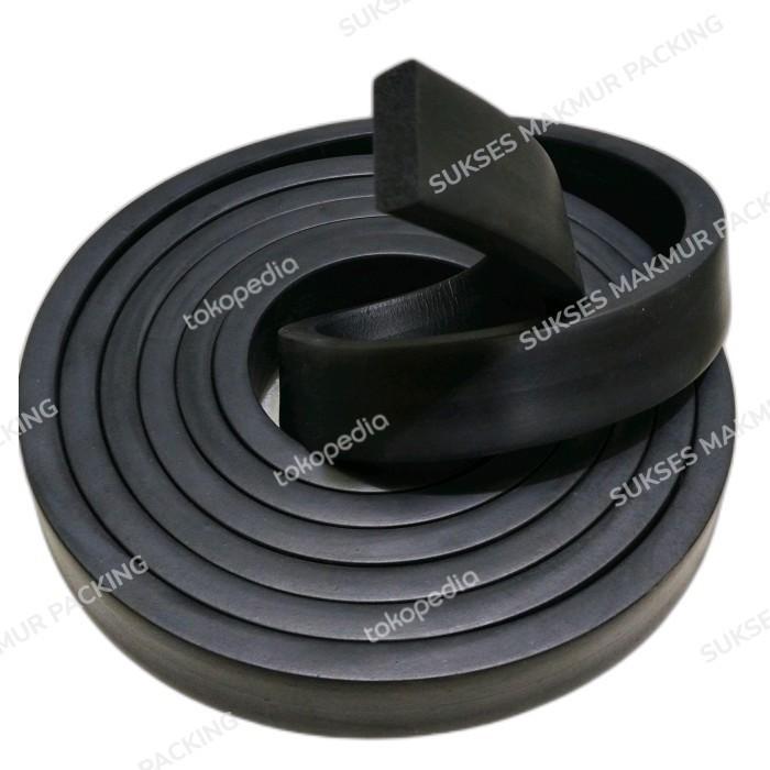 Jual sponge karet / rubber strip kotak persegi uk. 40mm x 25mm x 100cm ...