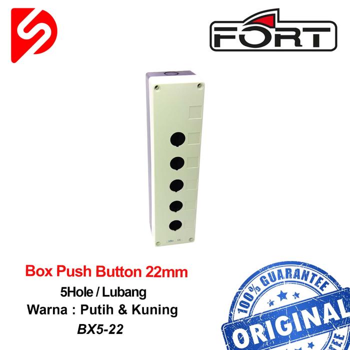 Jual Box Push Button Station BX5-22 (5 Lubang) Economic type FORT - Jakarta Pusat - Panel ...
