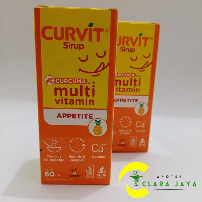 Jual CURVIT SYRUP ISI 60 ML BOTOL - Jakarta Timur - Apotek Clara Jaya 2 ...