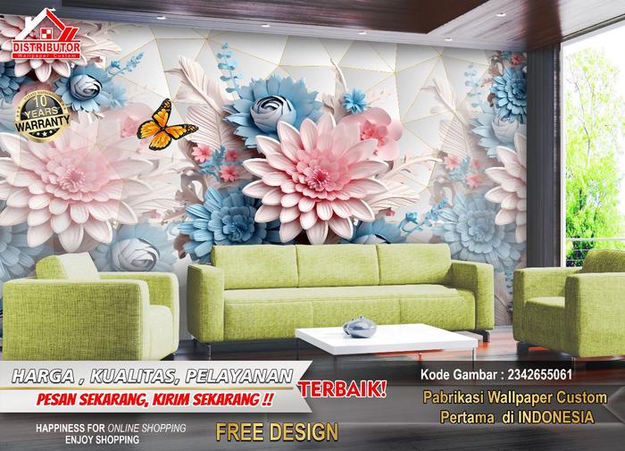 Jual Wallpaper Custom Tema Flowers | Wallpaper Request Gambar ...