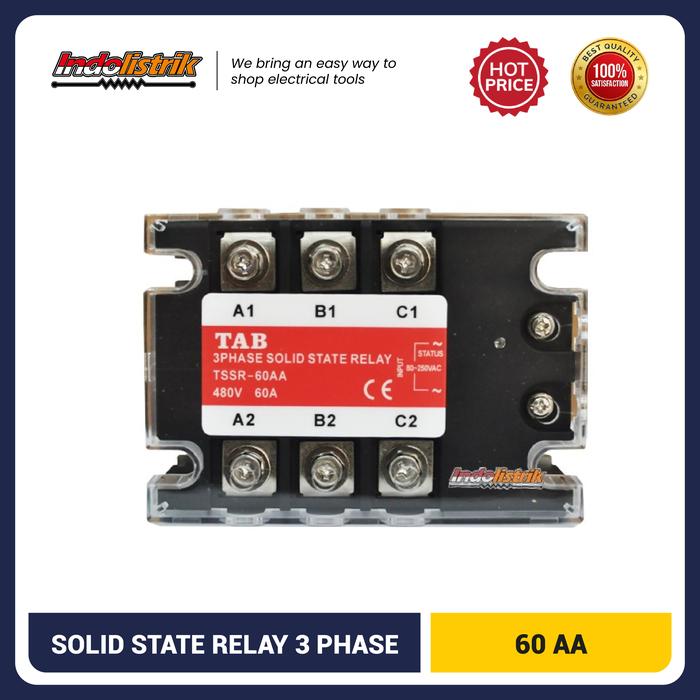 Promo Solid State Relay 3 Phase AC-AC TSSR-60AA TAB - SSR60AA - 60AA Cicil 0% 3x - Jakarta Pusat ...