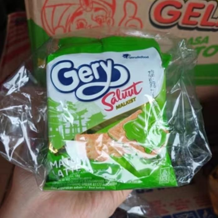 Jual Gery Saluut MALKIST salut cokelat Chocolate 18gr - Matcha Latte ...