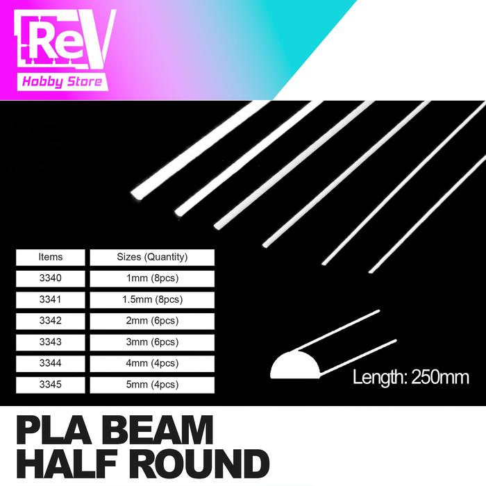 Jual PLA BEAM SOLID PLAPLATE HALF ROUND RECTANGULAR SQUARE SCRATCH ...