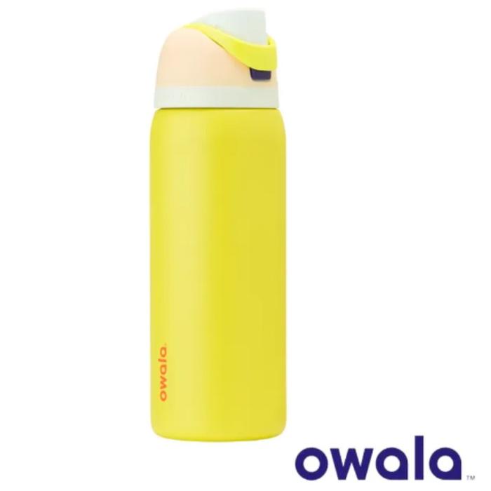 Jual Owala FreeSip 32oz Insulated Stainless Steel Water Bottle - Lemon ...