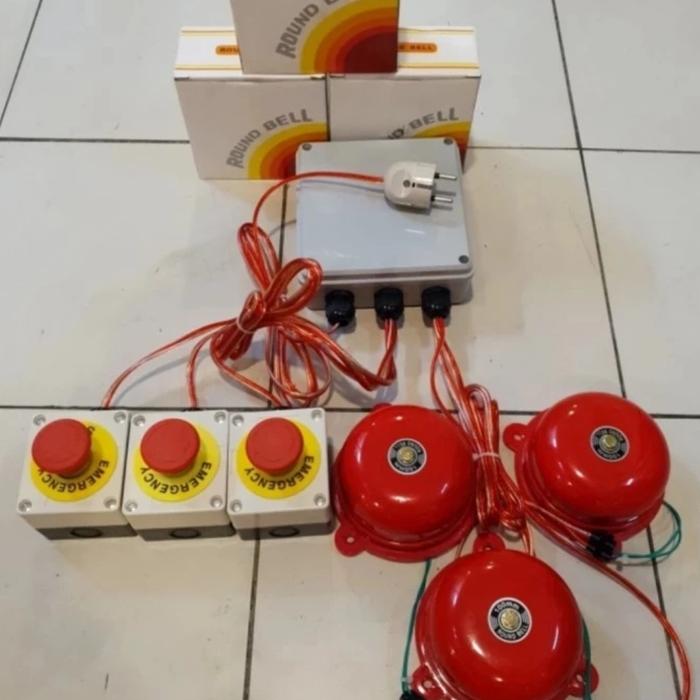 Jual Sirene emergency Fire alarm Bell kantor pabrik 3 Arah Sets - Jakarta Barat - Logam Mulia ...