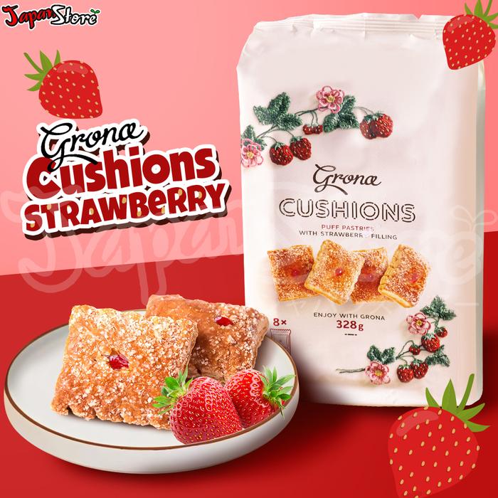 Jual Grona Puff Pastry Cushions : Strawberry [8 pcs x 2 keping] - Kota ...