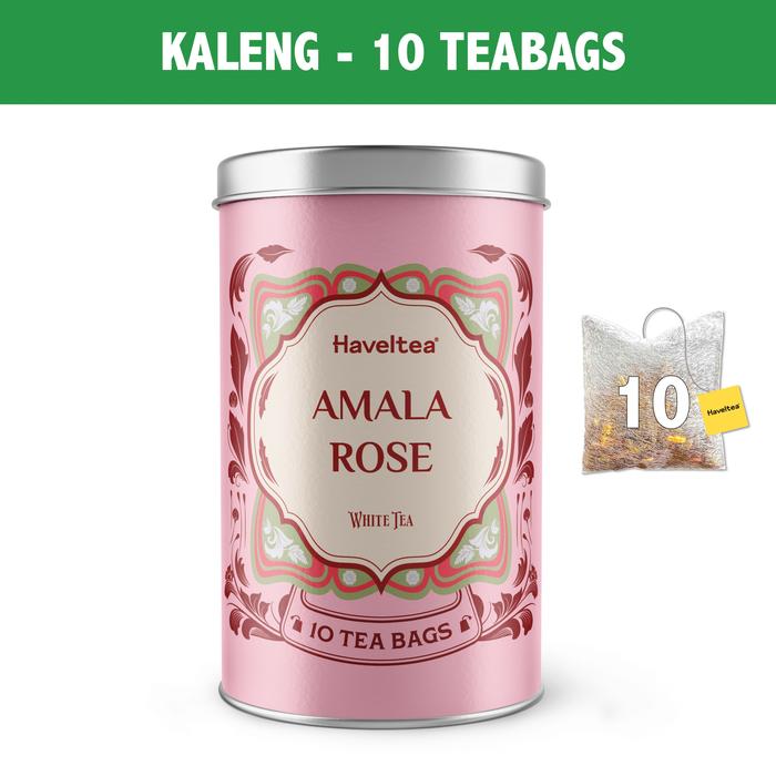 Jual AMALA ROSE | Big Tin | Haveltea | Teh Putih Mawar | Floral Tea ...