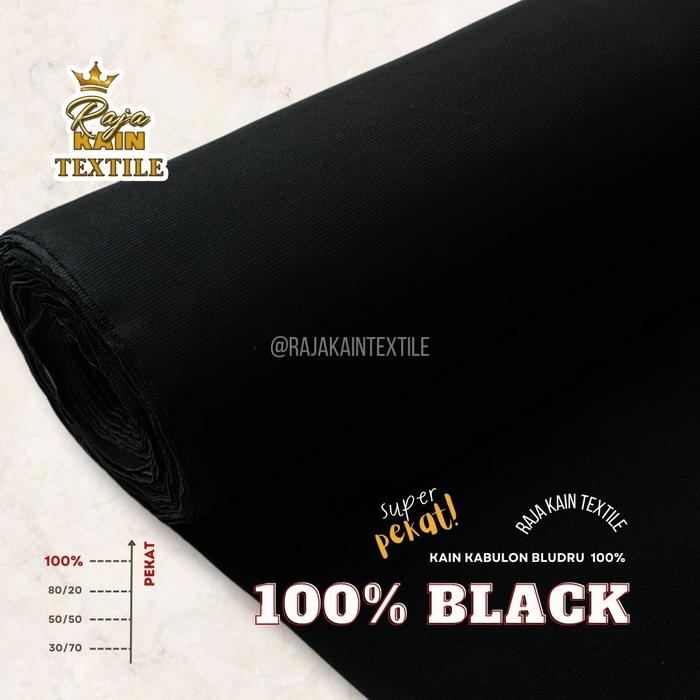 Promo kain Bahan Kabulon Bludru/ Beluduru 100% ( Per 1 Roll - 25 Yards ...