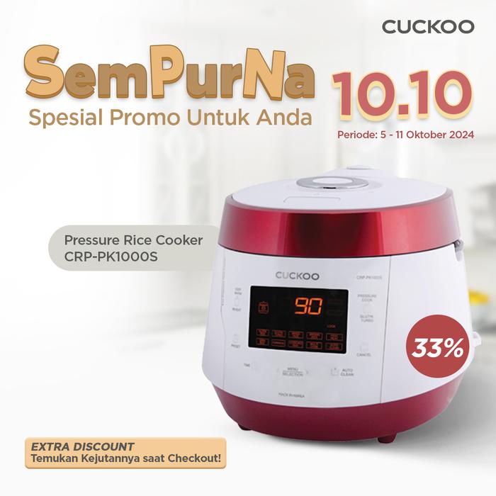 Promo CUCKOO Pressure Rice Cooker 1.8 L CRP-PK1000S Magic Com Penanak ...