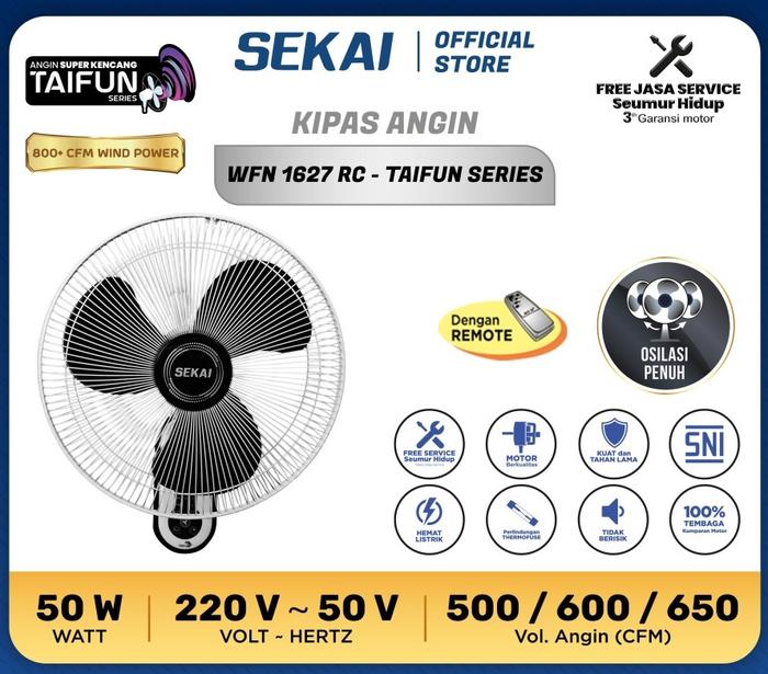 Jual Sekai Kipas Angin Dinding WFN 1627 - 16 Inchi Wall Fan ...