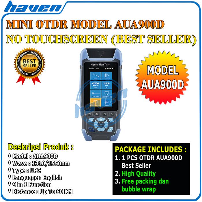 Promo Smart Mini OTDR AUA900D No Touchscreen / OTDR Fiber Optic AUA900D ...
