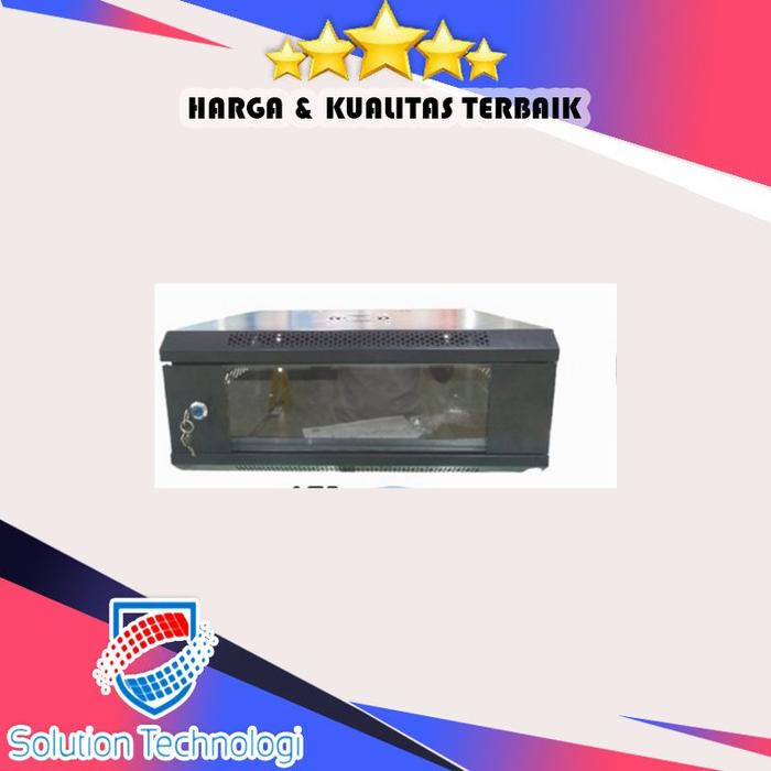 Jual RACK WALLMOUNT SINGLE DOOR 4U,6U,9U,12U FAN + PDU ( RACK SERVER ...