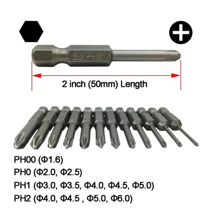 Jual MATA OBENG TORX BAJA S2 KUNCI KONEKTOR BOR HEX SHANK MAGNETIC ...