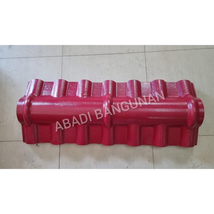 Jual ATAP GENTENG UPVC MERAH MAROON/ HITAM - Nok Merah - Kab. Bogor ...