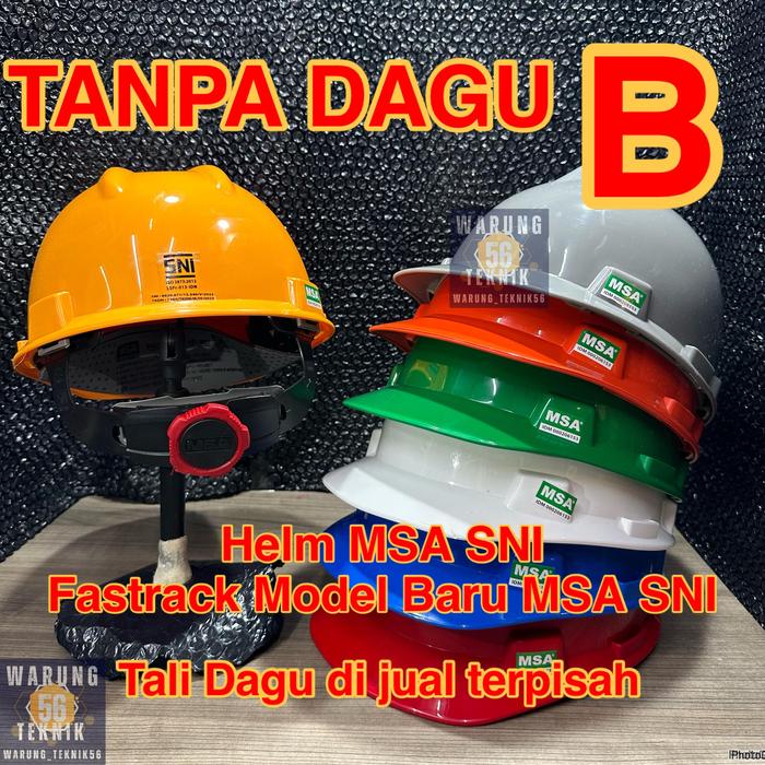 Jual Safety Helmet SNI MSA Lokal Helm Proyek+Sarang Putar Fastrack ...
