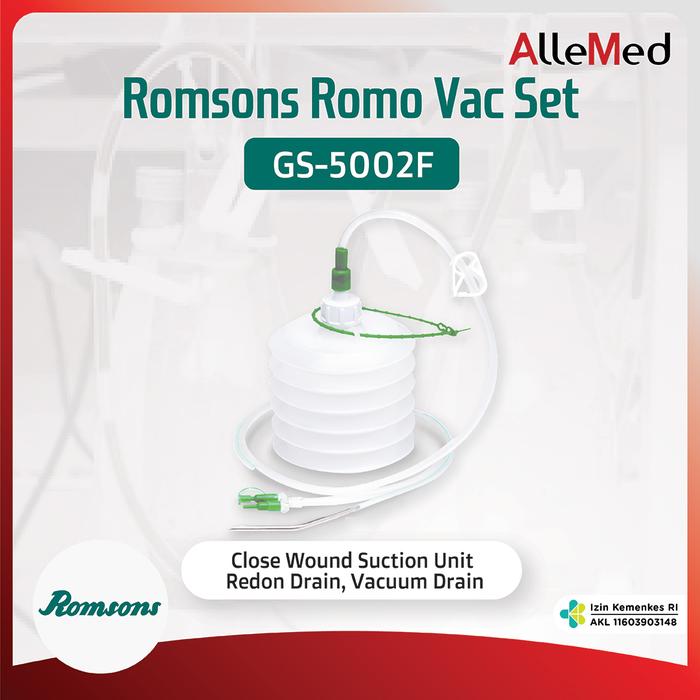 Jual Romsons Romo Vac Close Wound Suction Unit 500 ml - FG-12 - Kota ...