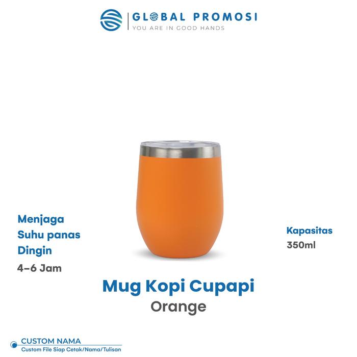 Jual Mug Kopi Teh Custom CUPAPI Stainless Steel Print UV Cetak Full ...