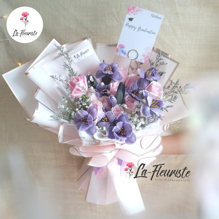 Promo Tulip Biru | Bunga mawar tulip import | buket ulang tahun ...