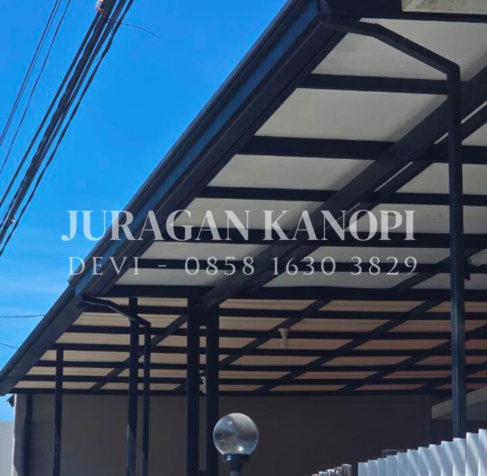 Jual Kanopi rangka galvanis Plafon grc atap alderon single layer - 6-10 ...