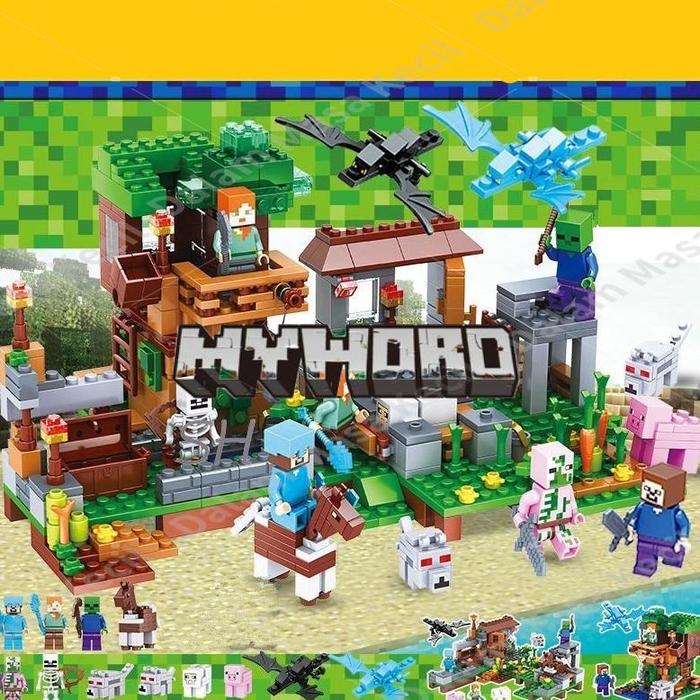 Jual 【COD】Roblox Mainan Block My world Mainan Balok - Molka Villa ...