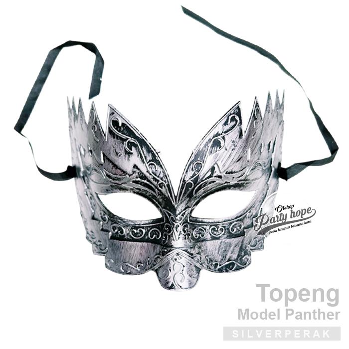 Promo Topeng Pesta Halloween Panther / Mask Party King / Masquerade ...