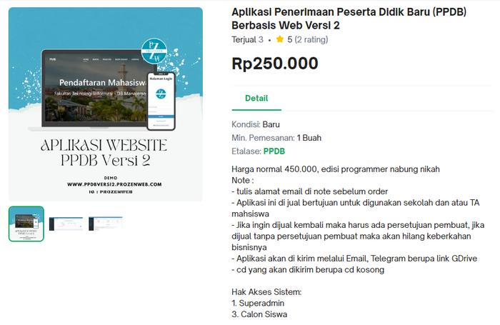 Jual Sistem PPDB – Aplikasi Penerimaan Peserta Didik Berbasis Web - PPDB V2 - Kab. Garut ...