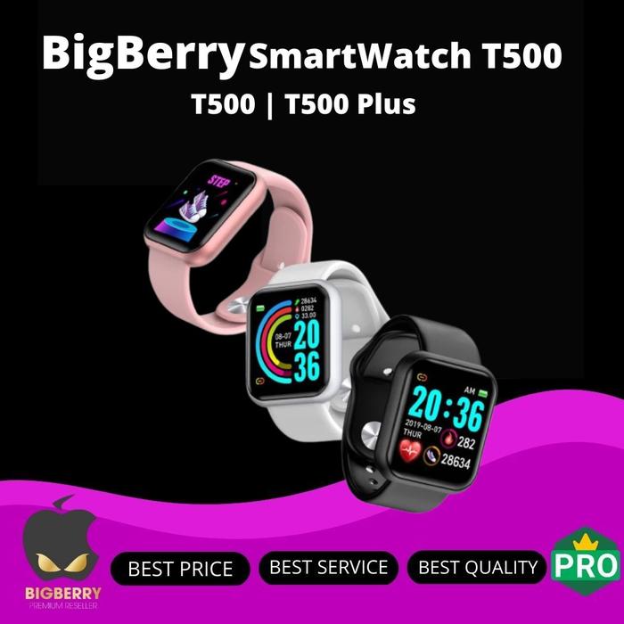 Promo BigBerry watch Premium SmartWatch jam tangan Bluetooth Connectivity - T500 PLUS - Jakarta ...