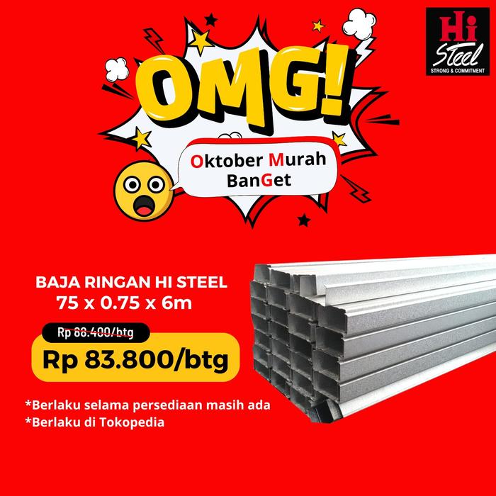 Jual Baja Ringan C Truss C75 x 0.75mm - Merk Hi Steel - Kota Bekasi ...