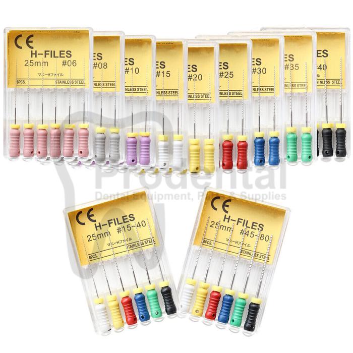 Jual Dental h file mani 21mm 25mm 31mm / hfile 15-40 45-80 / hedstrom ...
