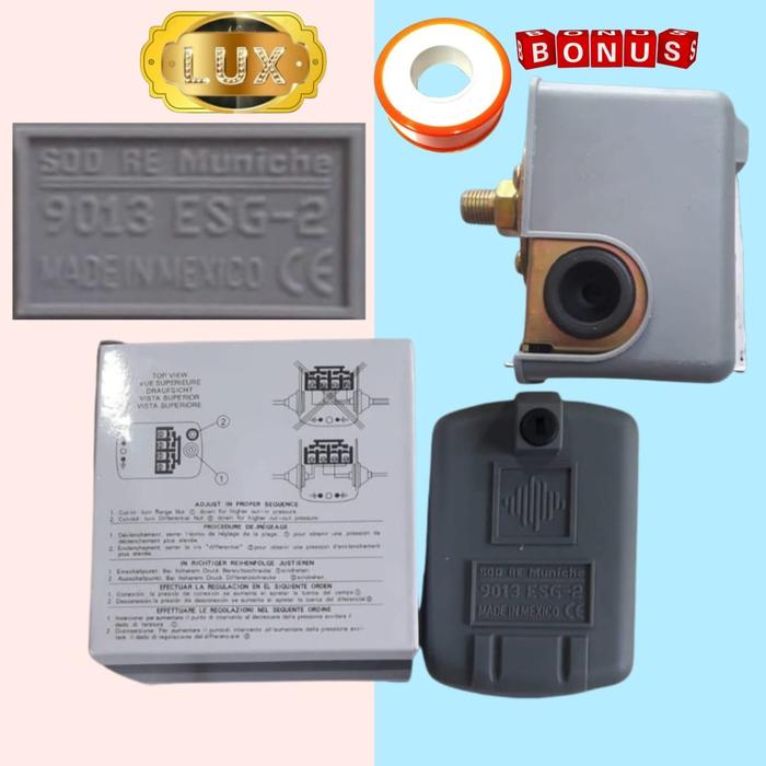 Jual Otomatis pompa air pressure switch SquareD fsg 2 [ 4.6 Bar ...
