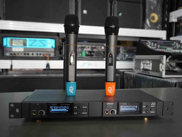 Jual Microphone wireless AD act 9090 2mic handheld - Kota Cilegon - VA ...
