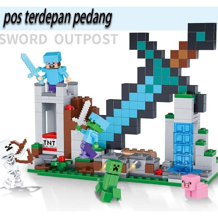 Jual 【COD】Roblox Mainan Block My world Mainan Balok - Swords terdepan ...