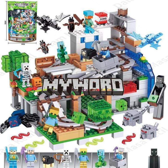 Jual 【COD】Roblox Mainan Block My world Mainan Balok - Organ Cave ...
