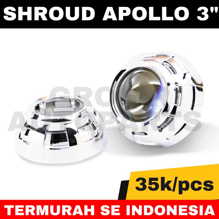 Jual SHROUD APOLLO 3 Inch Cover Projie BILED 3 Inch Shroud Projie BILED ...