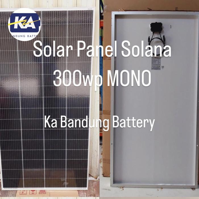 Jual Solar panel surya cell module solana 300wp 300 wp mono 24v 24 v ...
