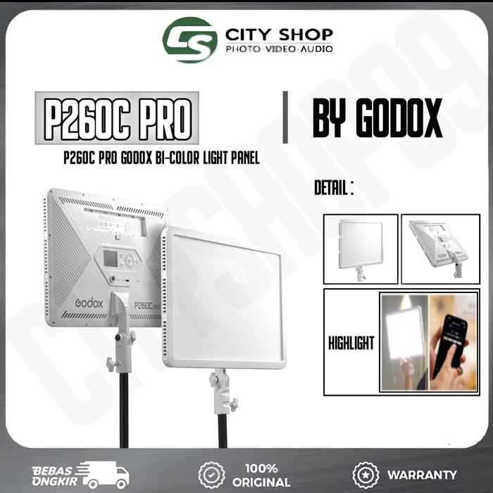 Jual P260c Pro BI-Color LIGHT Panel Godox P260C P260C LED - Jakarta ...