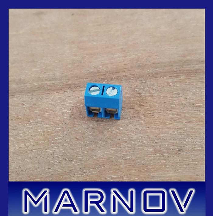 Jual Terminal Block 2 Pin 300V 10A Blok Hijau Biru 5mm 5.0 mm KF301 PCB ...