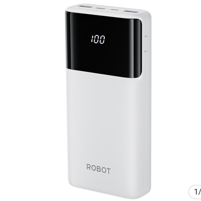 Jual POWERBANK ROBOT RT22S 20000MAH fast charging 15W 3 ports output ...