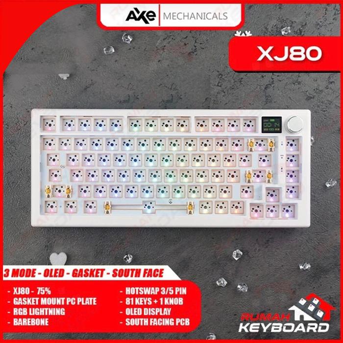 Promo MECHANICAL KEYBOARD - XJ80 - 75% - OLED - GASKET - RGB ...